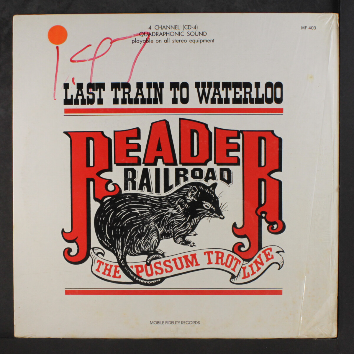 READER RAILROAD: last train to waterloo MOBILE FIDELITY 12" LP 33 RPM ...