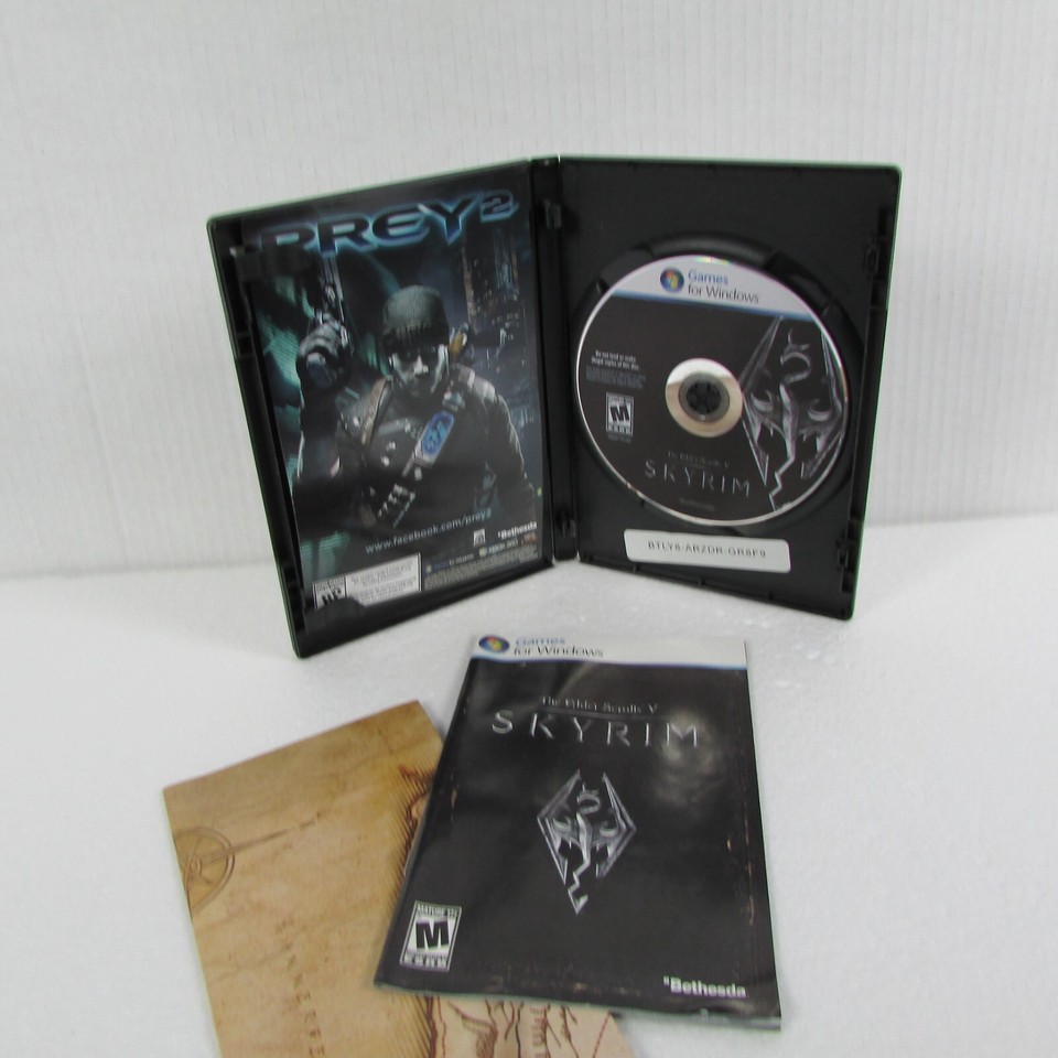 The Elder Scrolls V: Skyrim (PC DVD Games for Windows) Complete Disc ...