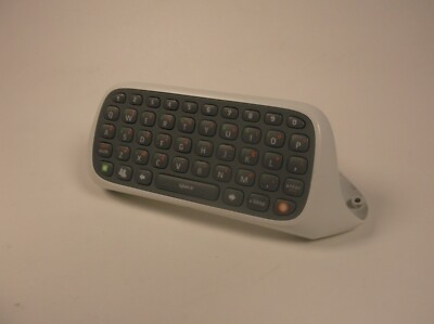 MICROSOFT XBOX 360 WHITE CHATPAD KEYPAD KEYBOARD CONTROLLER ATTACHMENT ...