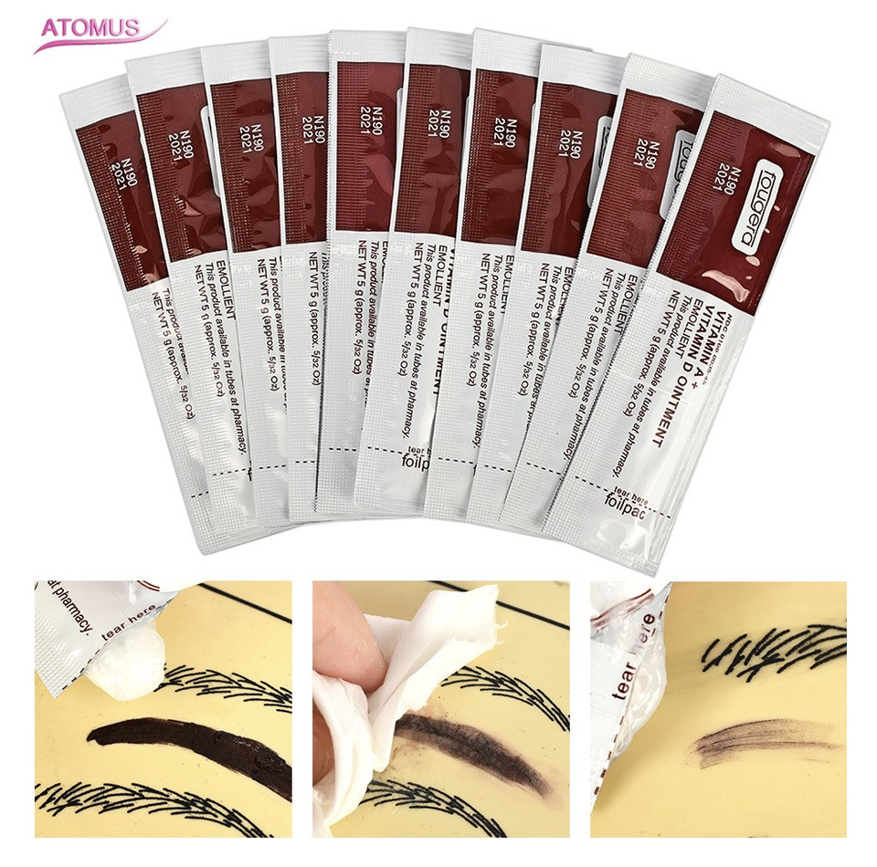 Microblading Aftercare Cream Eyebrow Tattoo Vitamin A & D Permanent ...
