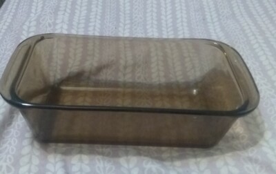 PYREX by Corning loaf pan 213 22x11x6cm Amber Colored NY USA 1.5L ...