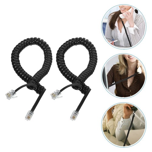 3 Pcs Telephone Cable Call Cord Retractable for Landline | eBay