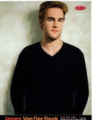 James Van Der Beek stubble whisker pinup J-14 magazine Scott Foley ...