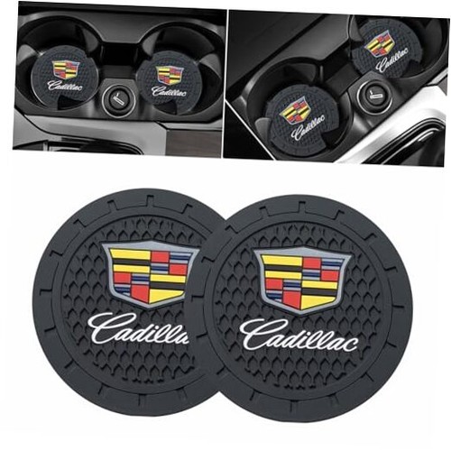 Car Cup Coaster for Cadillac Escalade CT4 CT5 CT6 ATS CTS SRX XT5 Silicone Cup | eBay