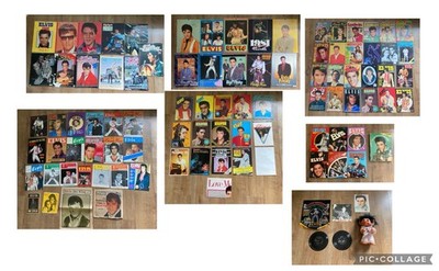 Large Elvis Presley Memorabilia Bundle Job Lot, Books, Mags, Calenders ...