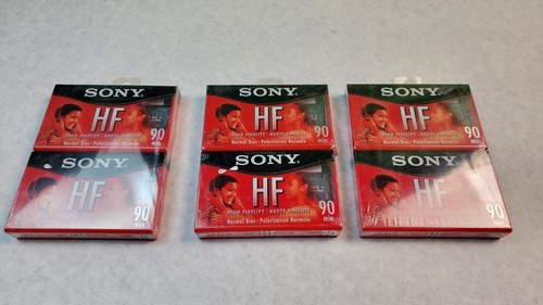 Sony HF 90 Minute Blank Audio Cassette Tapes Normal Bias - 6 Total | eBay