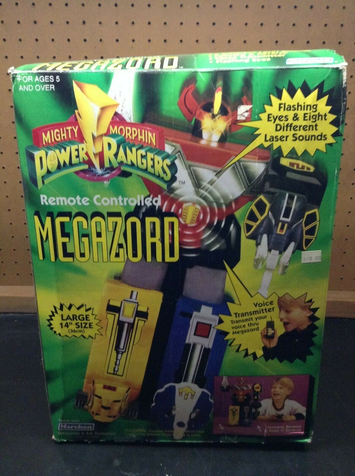 Mighty Morphin Power Rangers Remote Controlled Megazord 1993 With Box ...