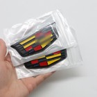 Fender Marker For CTS STS DTS SRX Side Sticker Emblem Black Color Badge ...