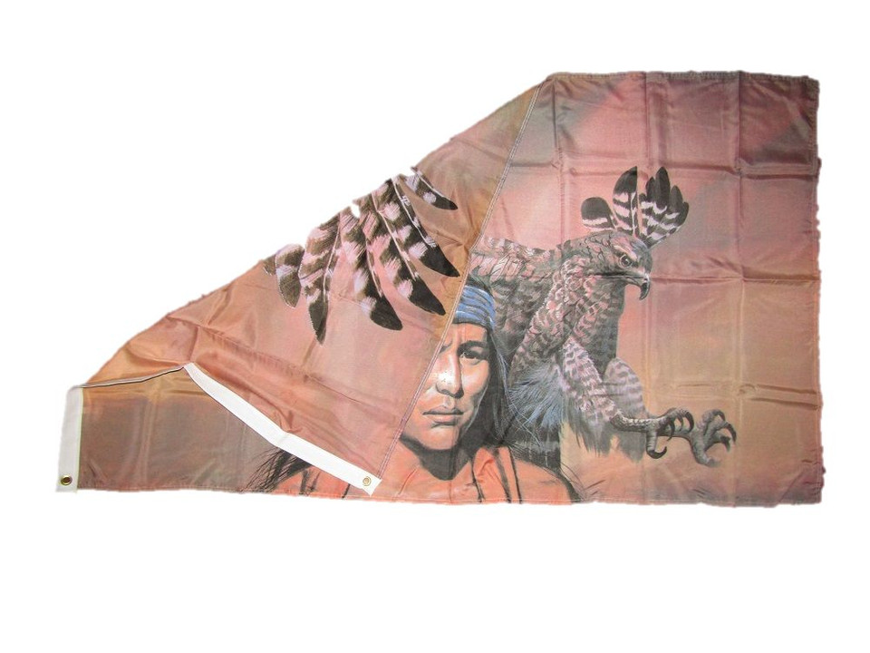 3x5 Native American Indian Falcon Flag 3'x5' Banner Brass Grommets | eBay