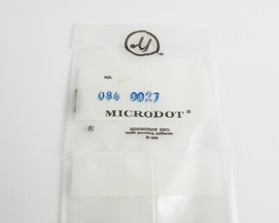 Lot of (290+) Malco Microdot 084-0027 Coax Connector Pin Contacts Gold ...