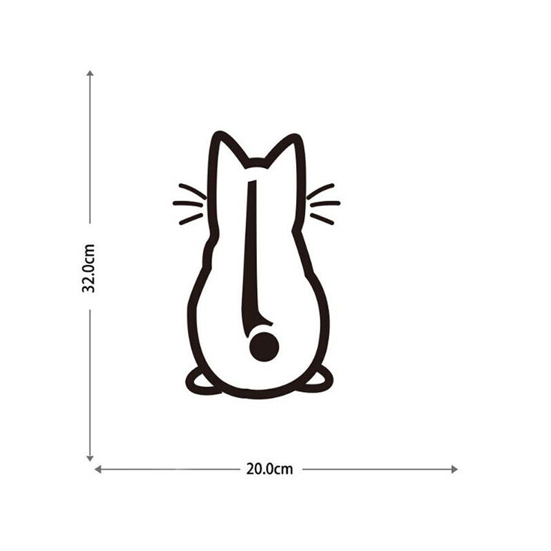 Funny Moving Tail Cat Car Sticker Window Wiper Decals Rear Windshield