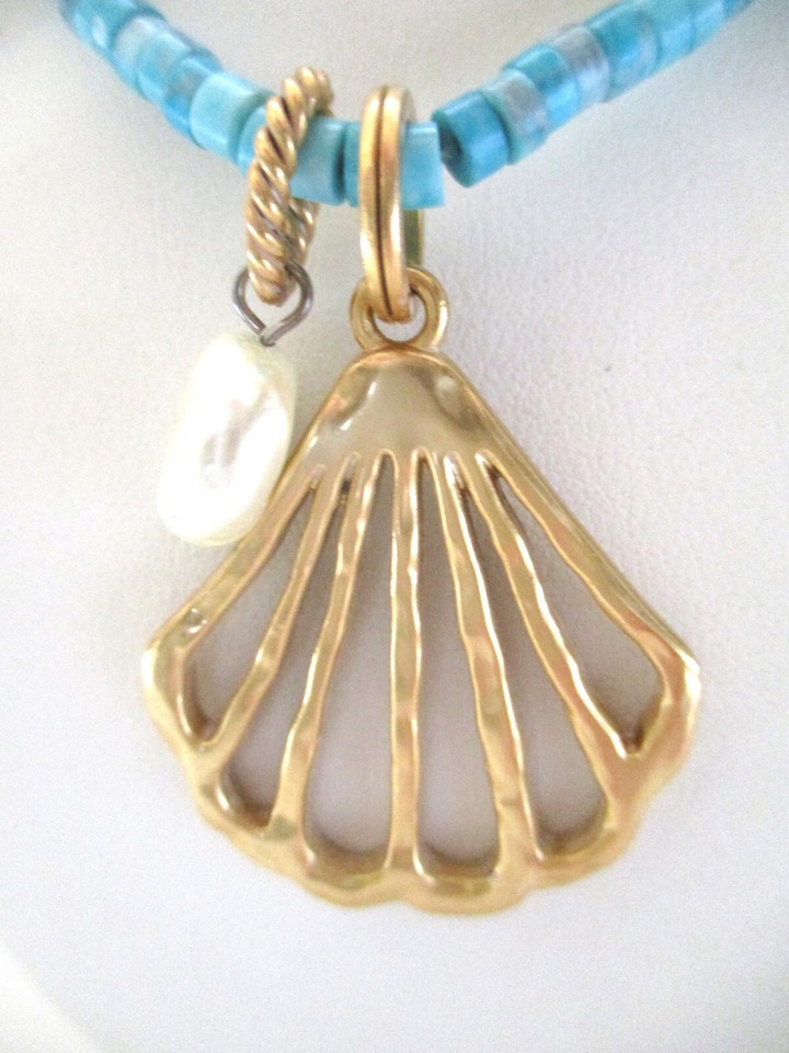 Brighton "CALYPSO SHELL" Necklace-Earring-Bracelet Set (MSR$316) NWT ...