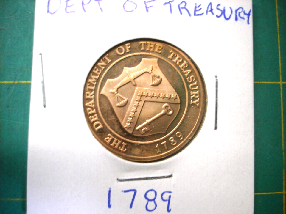 THE DEPARTMENT OF THE TREASURY 1789 US PROOF SET TOKEN | eBay