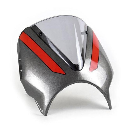 Pyramid Screen Windshield Silver Ice Diablo Red Triumph Trident 660 ...