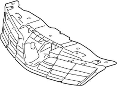 53114-12160 Toyota Grille, radiator, inner 5311412160, New Genuine OEM ...