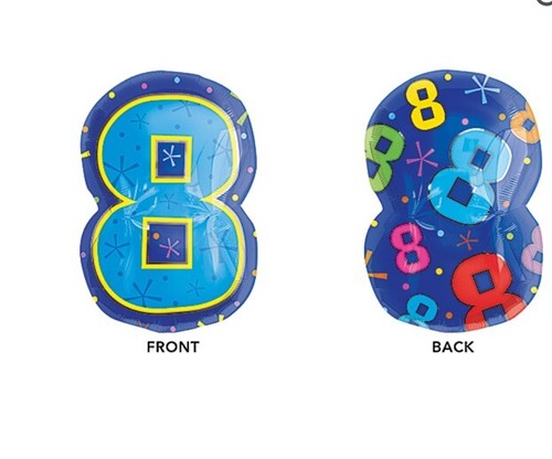 Anagram #8 - Junior Shape Foil Balloon 50cm x 33cm | eBay