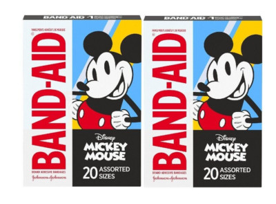Band Aid Adhesive Bandages Disneys Mickey Mouse 20 Count 2 Pack | eBay