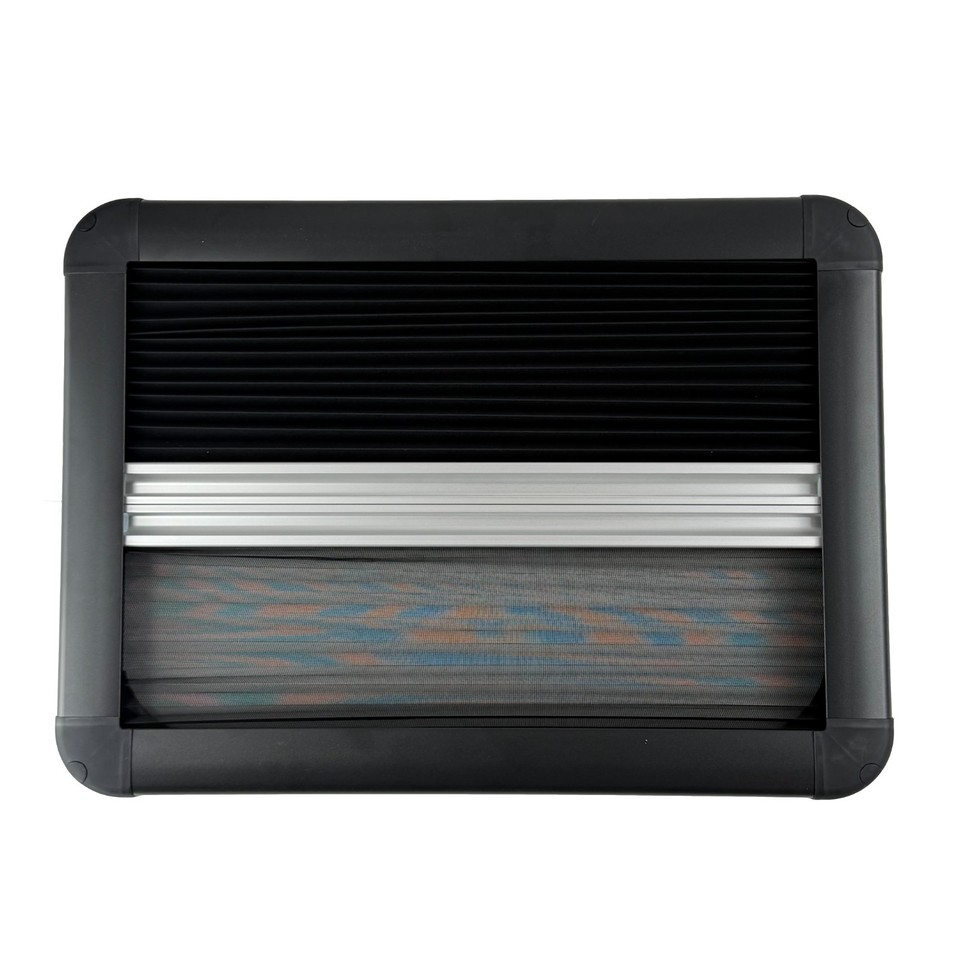 Tinted Flat Camper Van Cassette Window With Black Blind Frames Caravan ...
