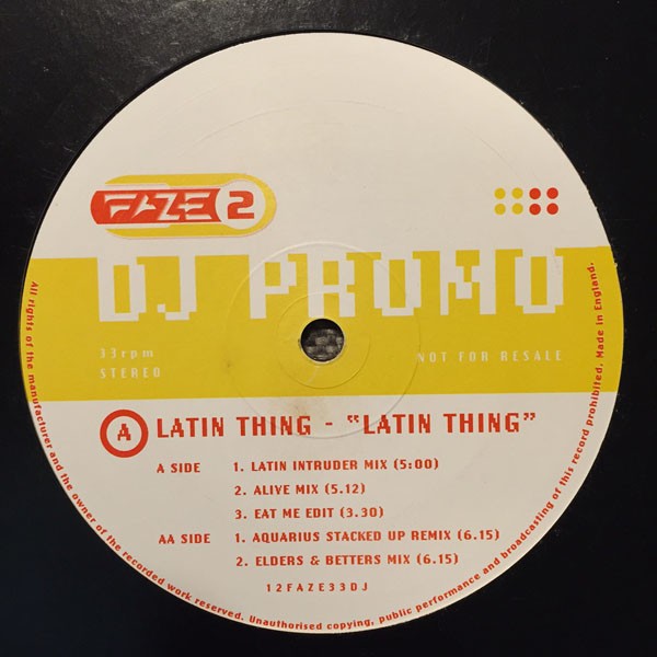 Latin Thing - Latin Thing, 12", (Vinyl) | eBay