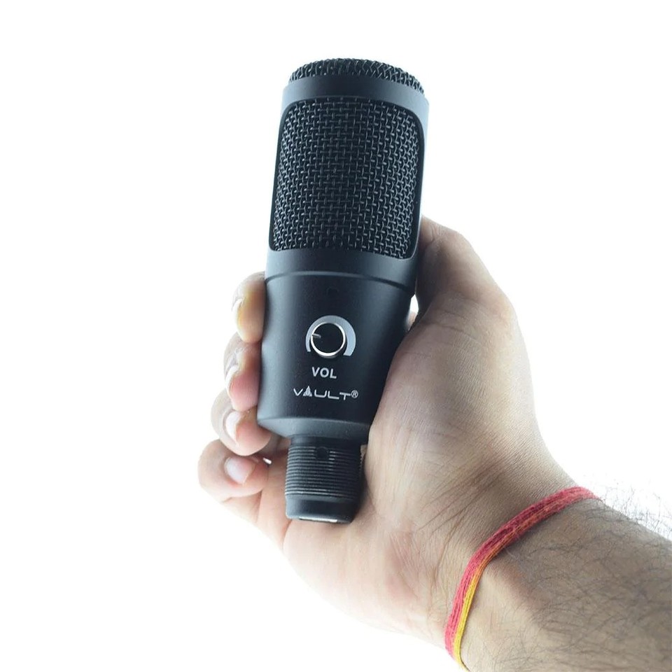 Vault U750 USB Condenser Podcast Microphone with Tripod Stand | eBay