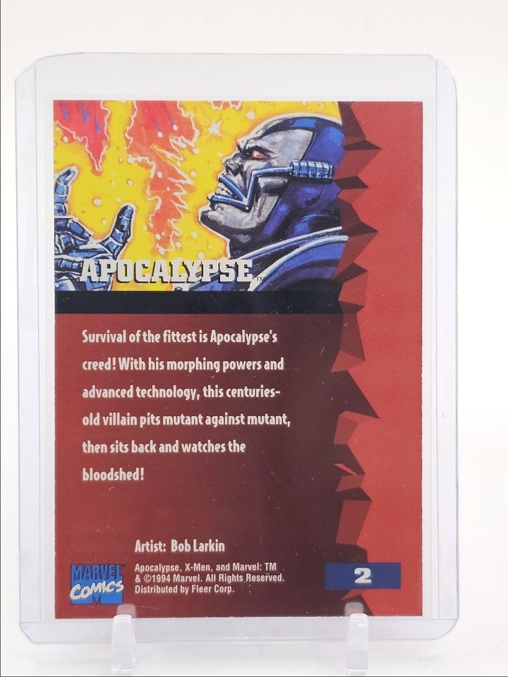 APOCALYPSE 1995 FLEER ULTRA MARVEL COMICS X-MEN Q6016 | eBay