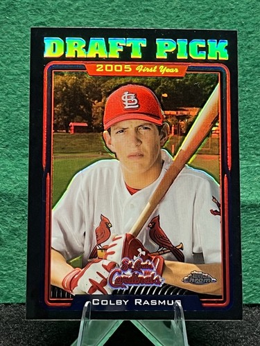 Colby Rasmus 2005 Topps Chrome Update #UH205 Black Refractor #124/250 ...