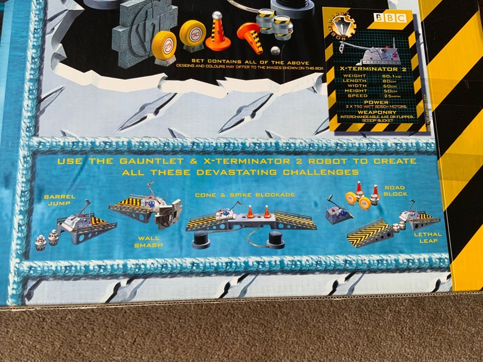 Vintage Robot Wars The Gauntlet Challenge Xterminator BBC 1998 Playset ...
