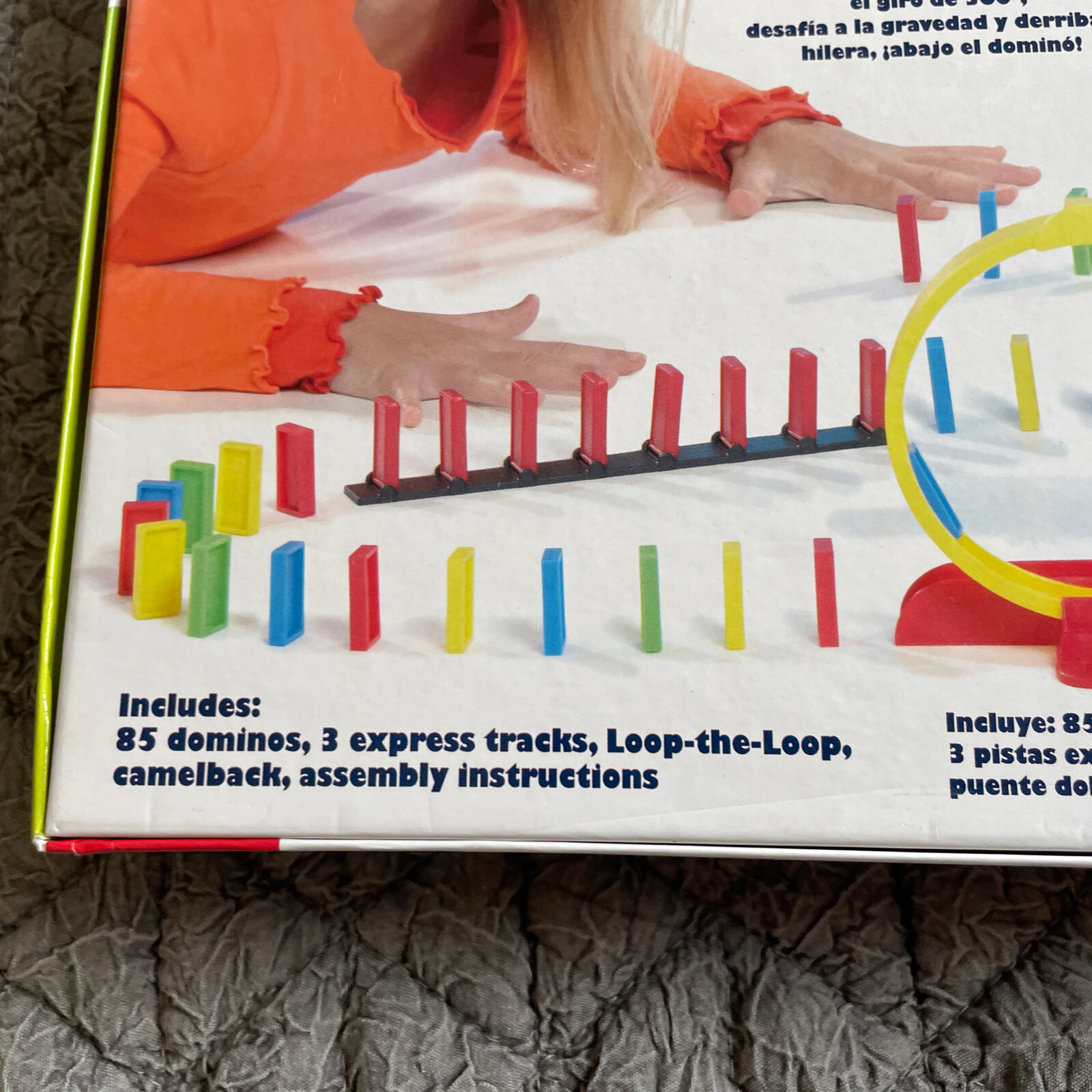 Domino Rally 85 dominos including 3 express tracks 2011 Toys R Us Age 6 ...