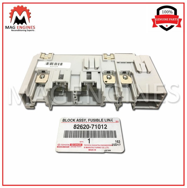 8262071012 Genuine Toyota Block ASSY Fusible Link 82620-71012 for sale ...
