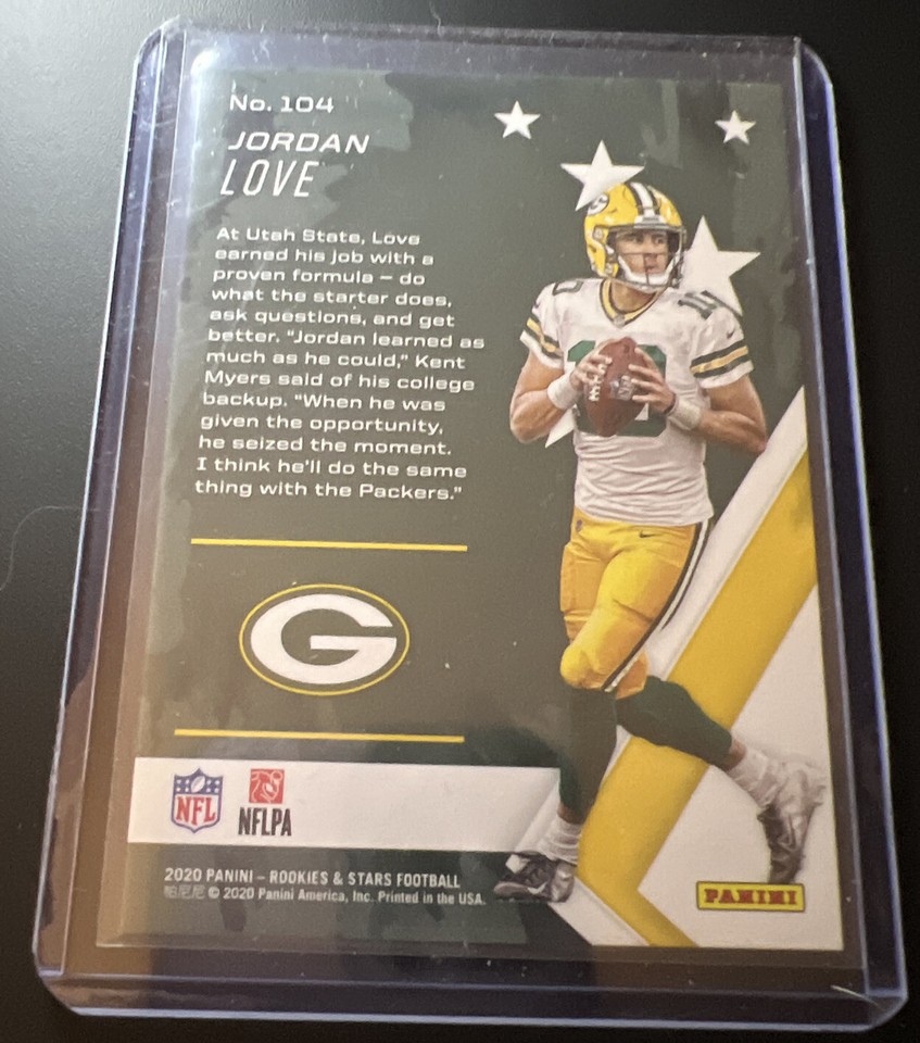 2020 Panini Rookies & Stars Rookie RED /35 Jordan Love Packers RC | eBay