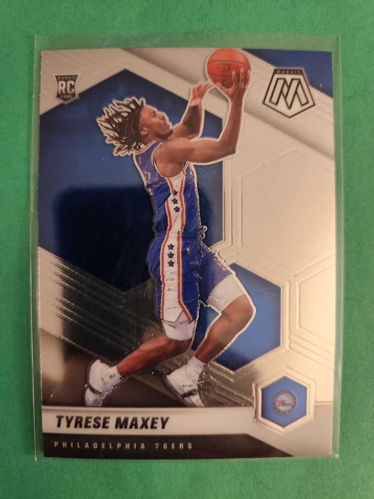 2020-21 Panini Mosaic - Rookie Silver Prizm #203 Tyrese Maxey (RC) for ...