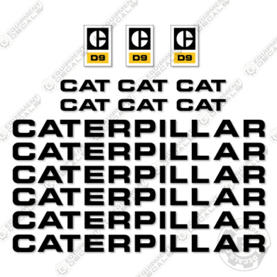 Fits Caterpillar D9 Dozer Decal Kit Equipment Decals 1970's | eBay