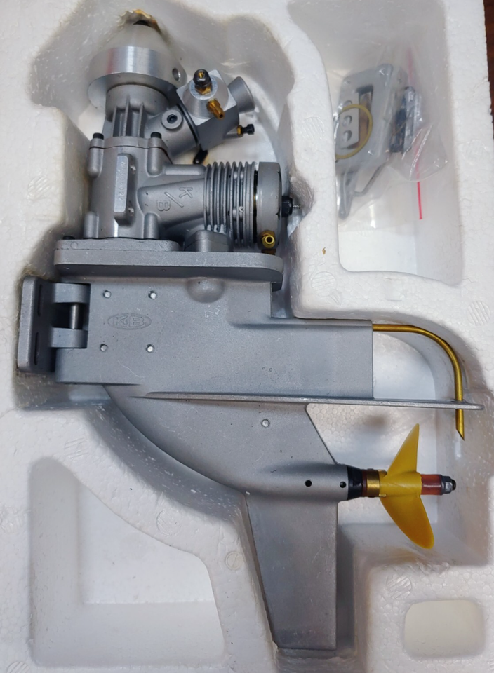 Vintage K&B Marine Outboard Engine No. 8700 7.5CC Outboard RC Boat ...