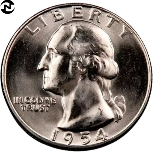 1954-D/D RPM Washington Quarter Error ~ Gem BU ~ 90% Silver ~ D Over D ...