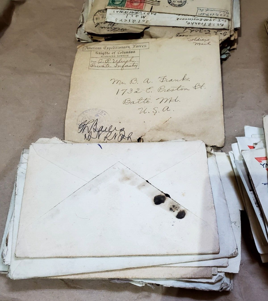 WW1 1918/1919 Original Rare Letters To Home From Soldier HUGE LOT | eBay