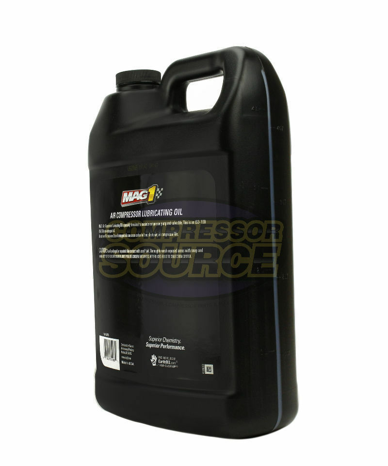 1 Gallon Gal ISO-100 Non Detergent Air Compressor Oil Lube Jug ...