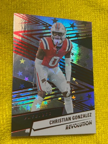 Christian Gonzalez 2025 Panini Revolution Football Red Astro Variant ...
