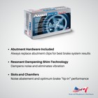 Rear Disc Brake Rotors And Ceramic Pads Kit For 2016-2022 Nissan TITAN ...