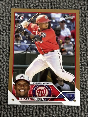 2023 Topps ~ Israel Pineda ~ Gold Rookie #’d /2023 ~ 447 ~ Nationals | eBay