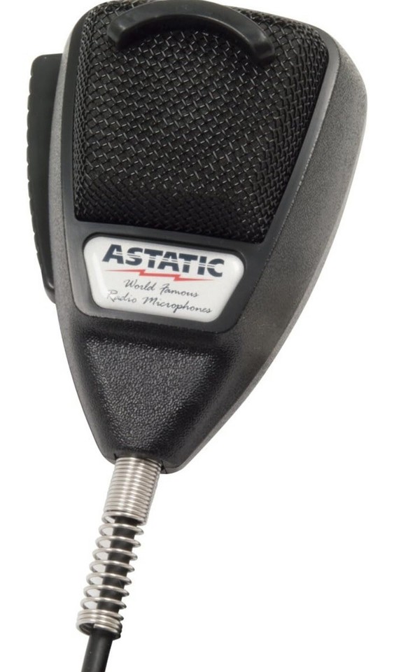 Retail Package ASTATIC 636 L noise canceling CB Ham Radio Microphone 4 ...