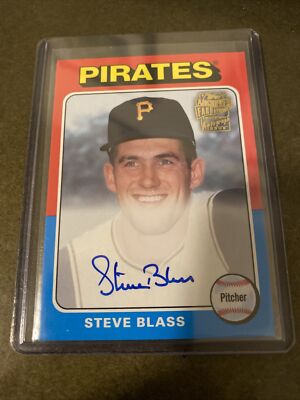 2021 Topps Archives - STEVE BLASS AUTO Fan Favorite Autographs #FFA-SB ...
