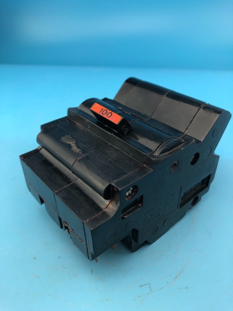 Federal Pacific 100 Amp 3 Pole NA Circuit Breaker FPE NA3100 240V Hump ...