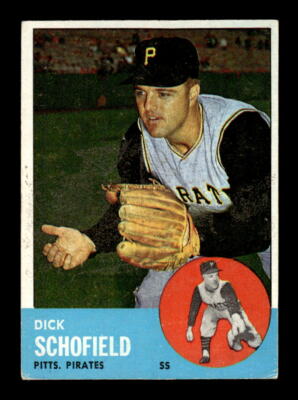 1963 Topps Baseball #34 Dick Schofield Pittsburgh Pirates | eBay