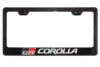 Carbon Fiber License Plate Frame for Toyota GR Corolla | Universal ...
