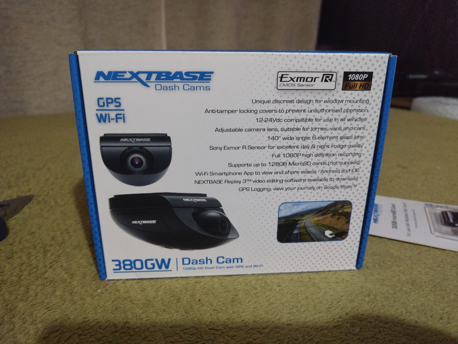 NEXTBASE 380GW 1080p HD Dash Camera - Black for sale online | eBay