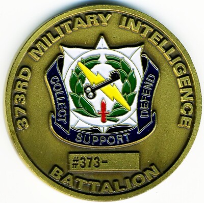 US Army Challenge Coin: 373rd Military Intelligence Battalion | eBay