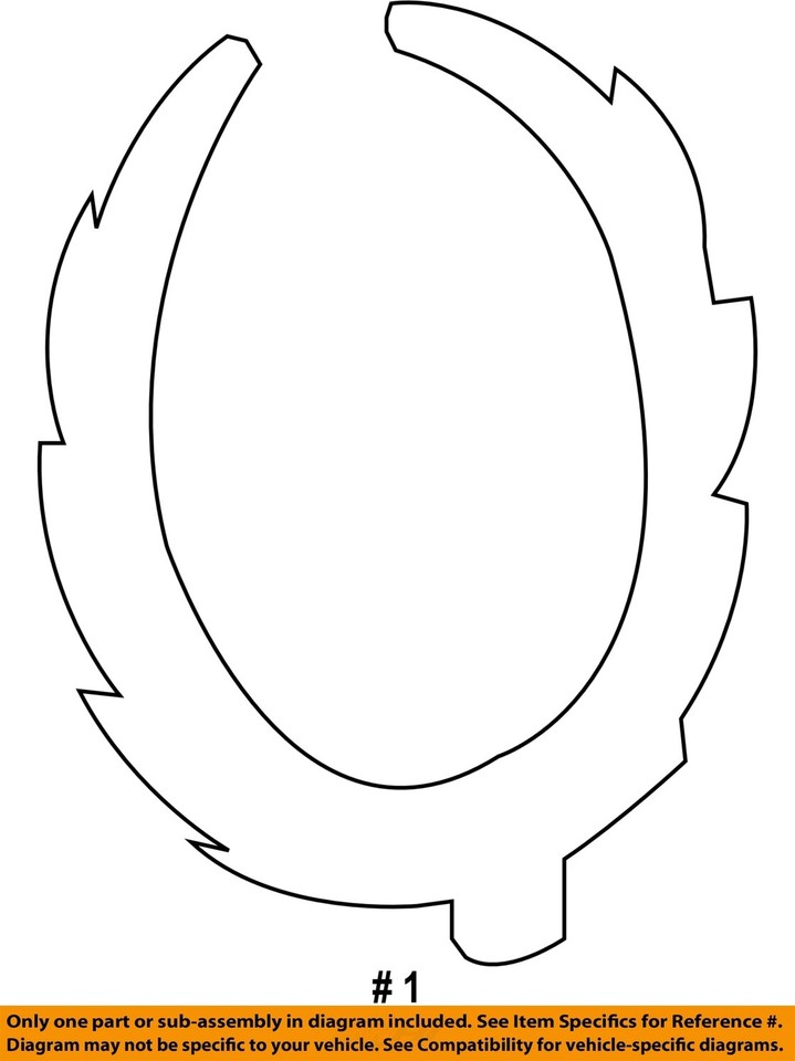 Cadillac GM OEM 08-14 CTS Trunk Lid-Emblem Badge Nameplate 20890985 | eBay