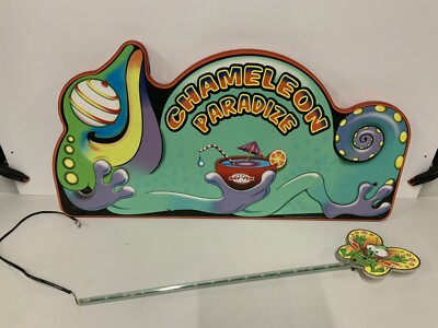 Chameleon Paradise Duel Arcade Game Header | eBay