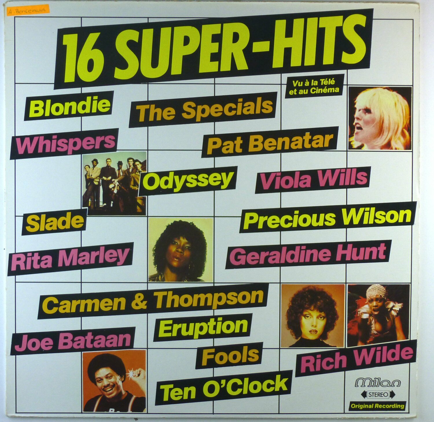 12 " LP - Various - 16 Super-Hits - E2456 - Cleaned | eBay