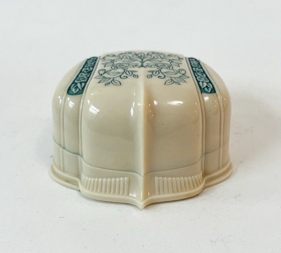 VTG Ring Box Wedding Set Band Jewelry Velvet Display Plastic Old Case ...